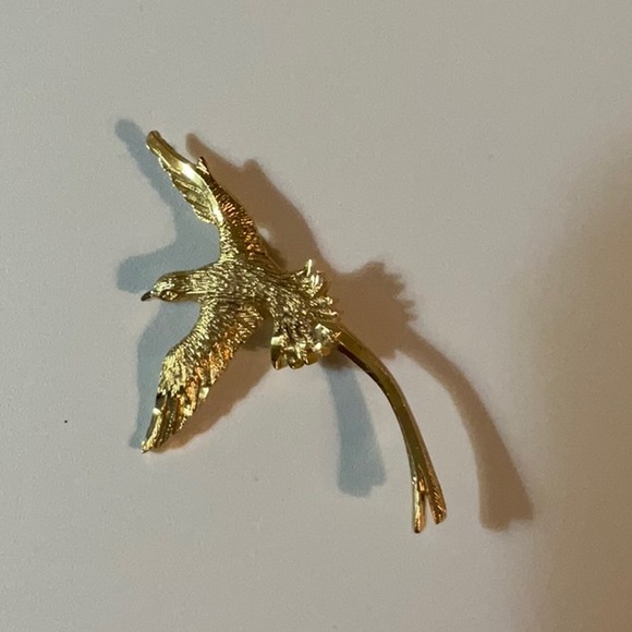 Pewter | Jewelry | Pewter Phoenix Bird Swallow Brooch Smooth And ...